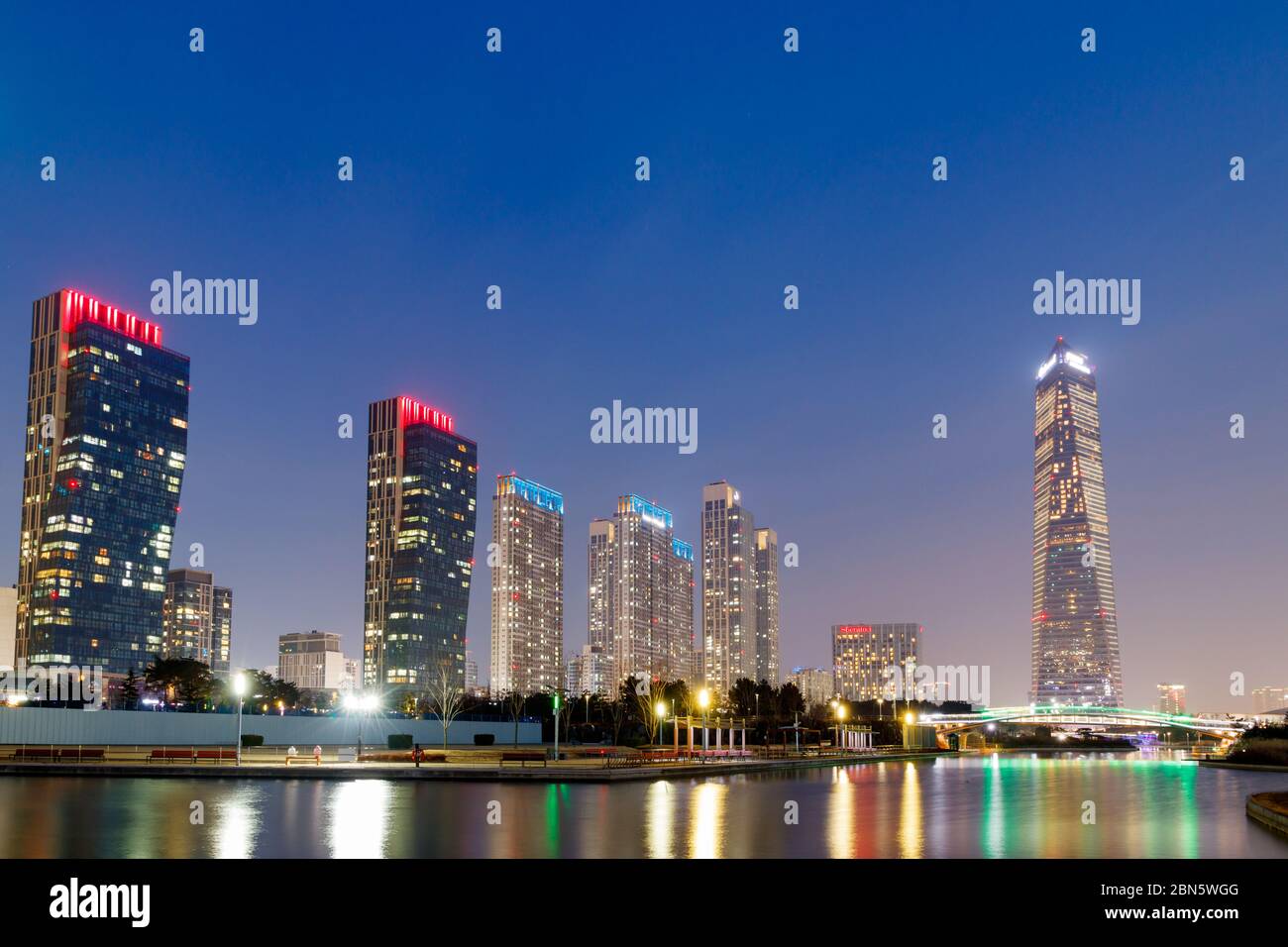 Incheon Songdo, Korea,January 24, 2020 - Incheon Songdo Central Park ...