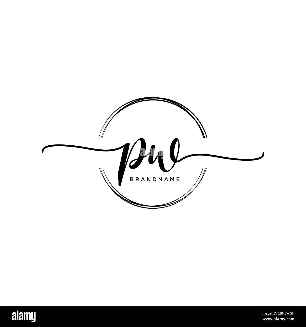 Pw logo vector vectors hi-res stock photography and images - Alamy