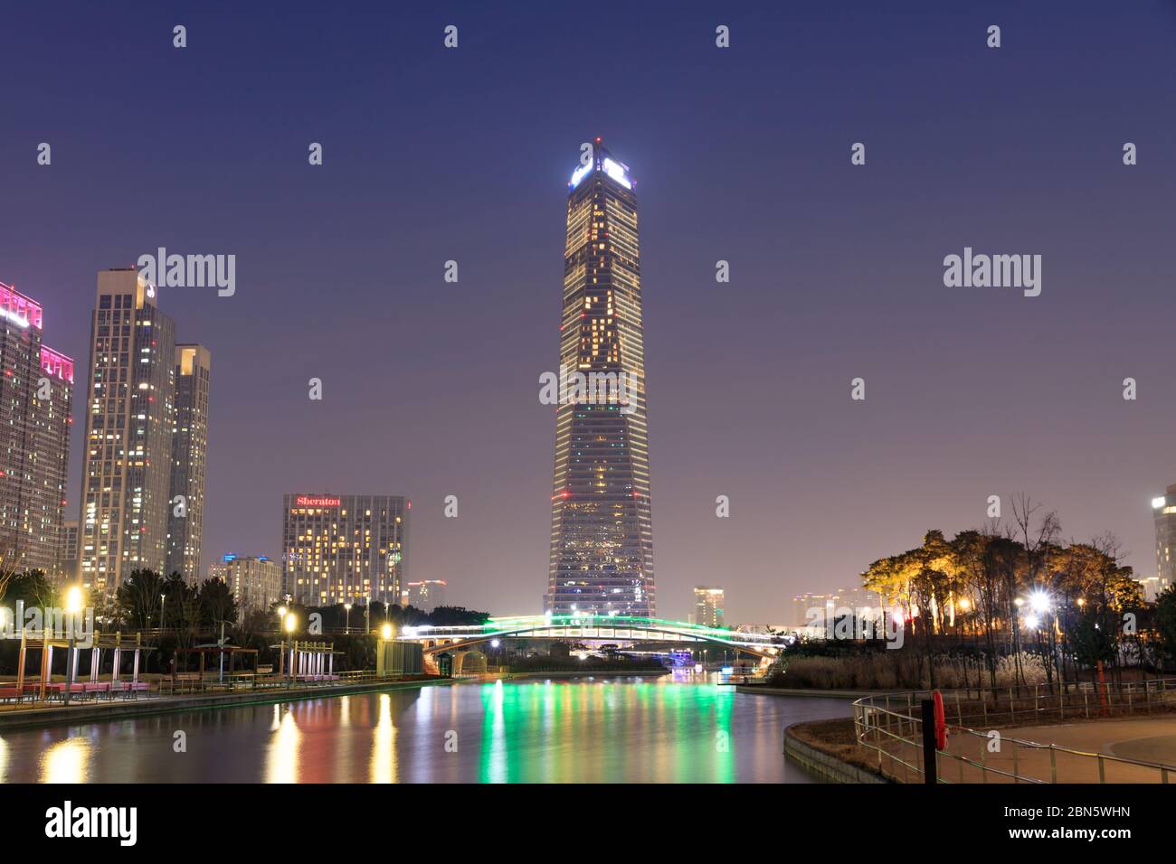 Incheon Songdo, Korea,January 24, 2020 - Incheon Songdo Central Park ...