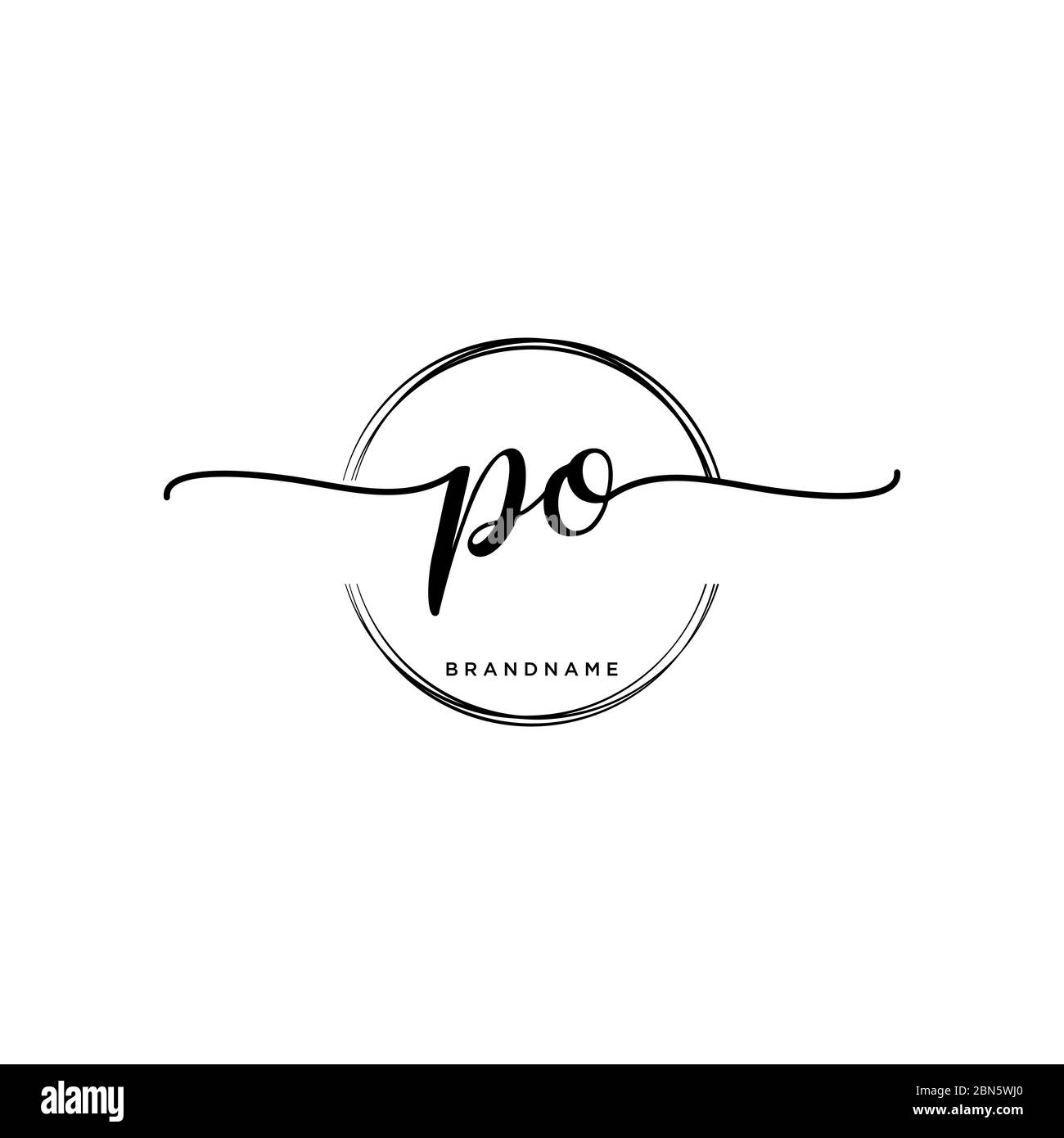 Po logo vector vectors hi-res stock photography and images - Alamy