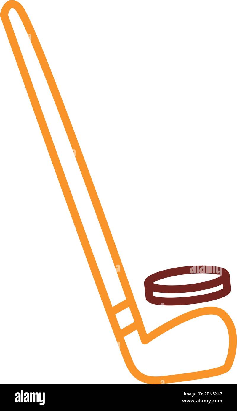 Hockey stick ball line Stock Vector Images - Alamy