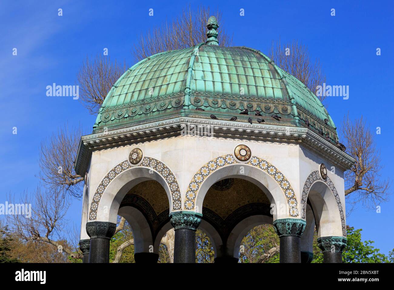 The German Fountain, Sultan Ahmet Square, Istanbul, Turkey, Europe ...
