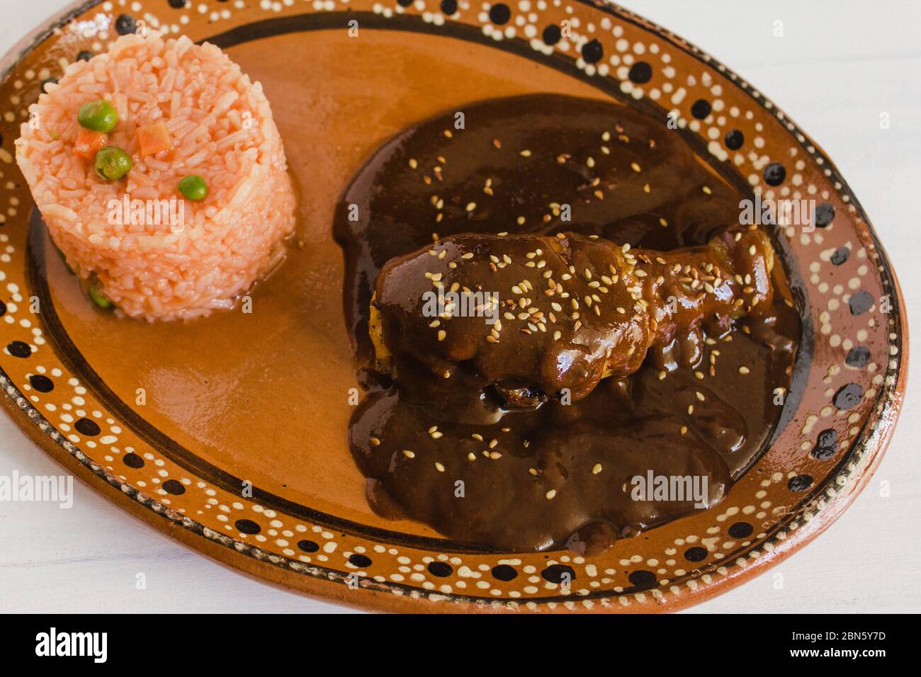 Mexican Mole With Rice