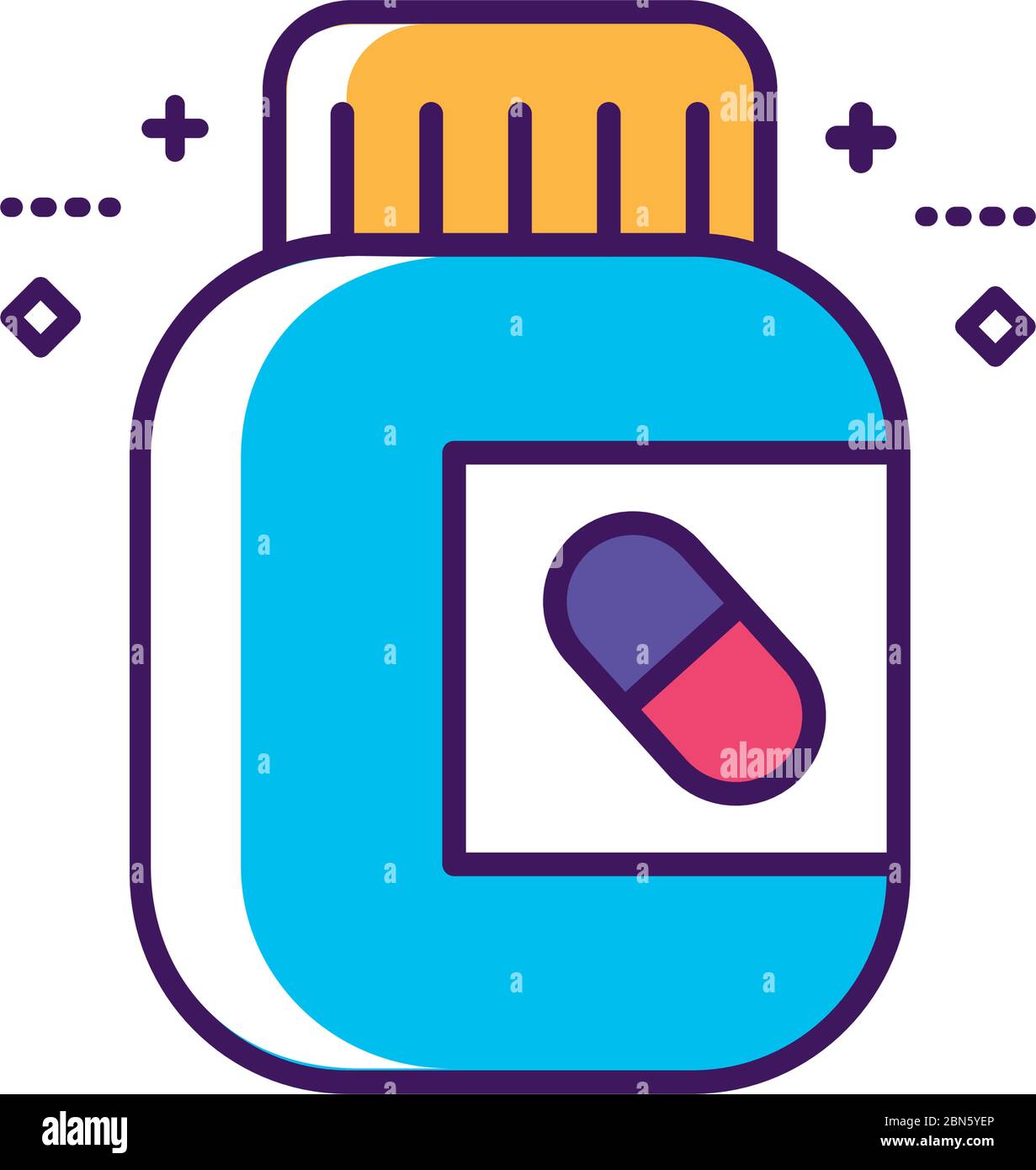 Cartoon syrup bottle Stock Vector Images - Alamy