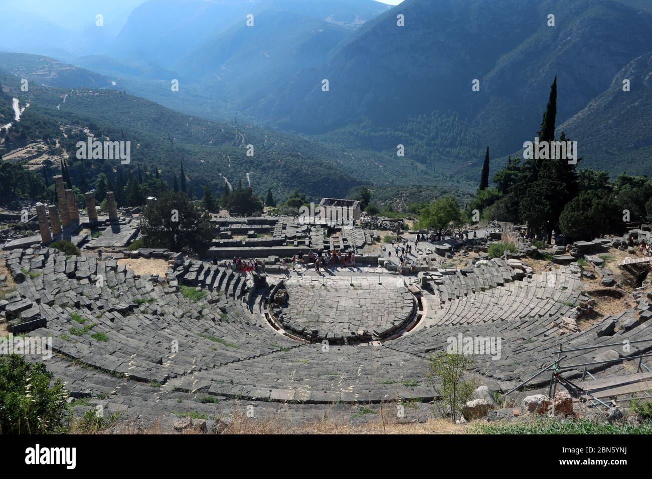 Ancient theatre, Delphi, Greece Stock Photo - Alamy