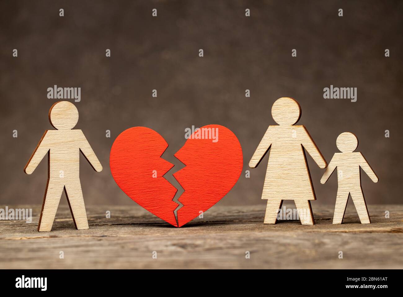 Divorce in family with children. Dad left the family and left mom with ...