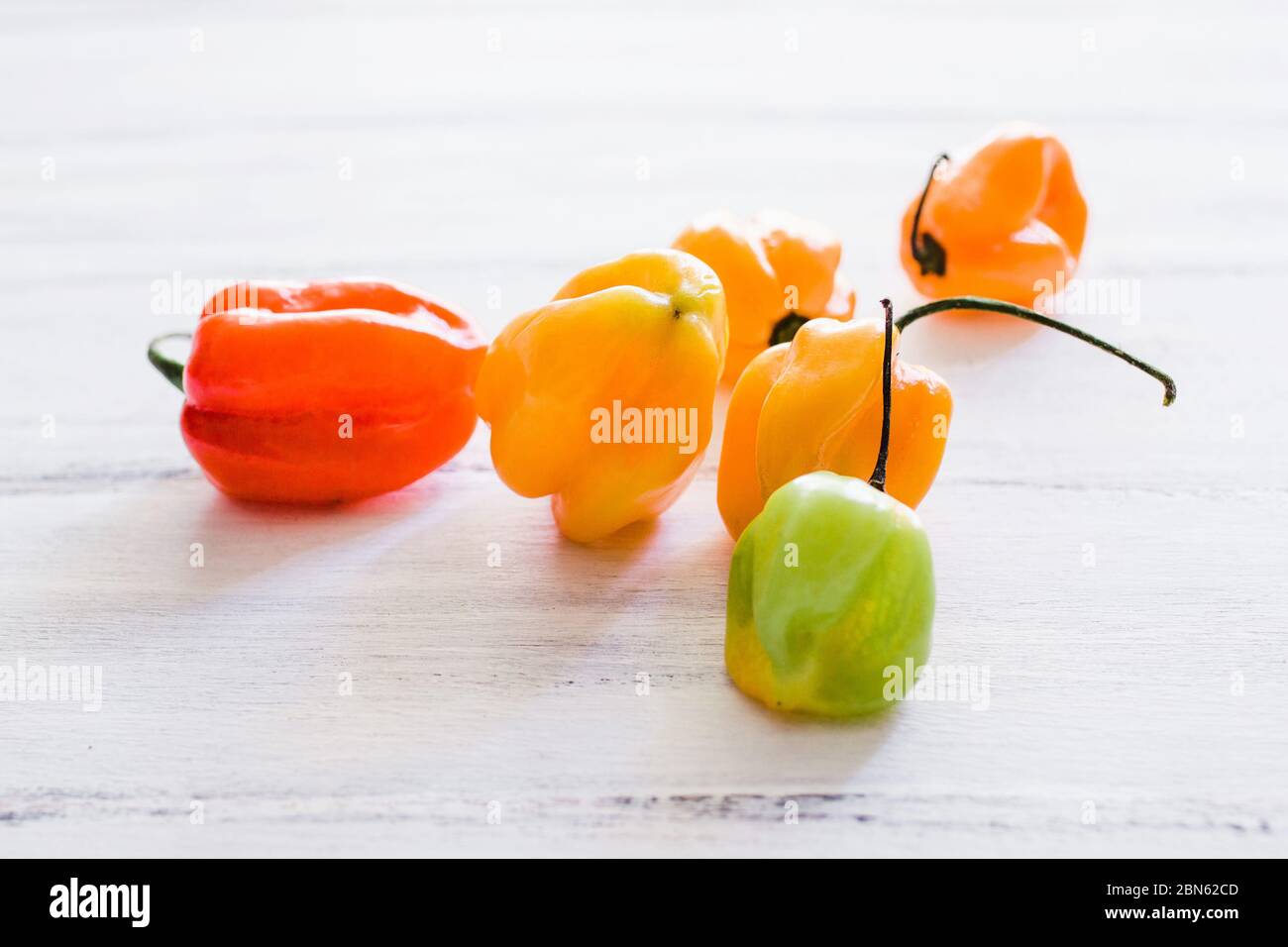 habanero, chiles habaneros, spicy ripe habanero hot chili peppers ...
