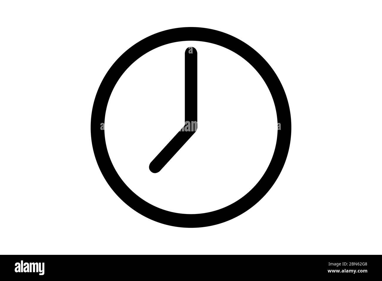Clock Silhouette High Resolution Stock Photography and Images - Alamy