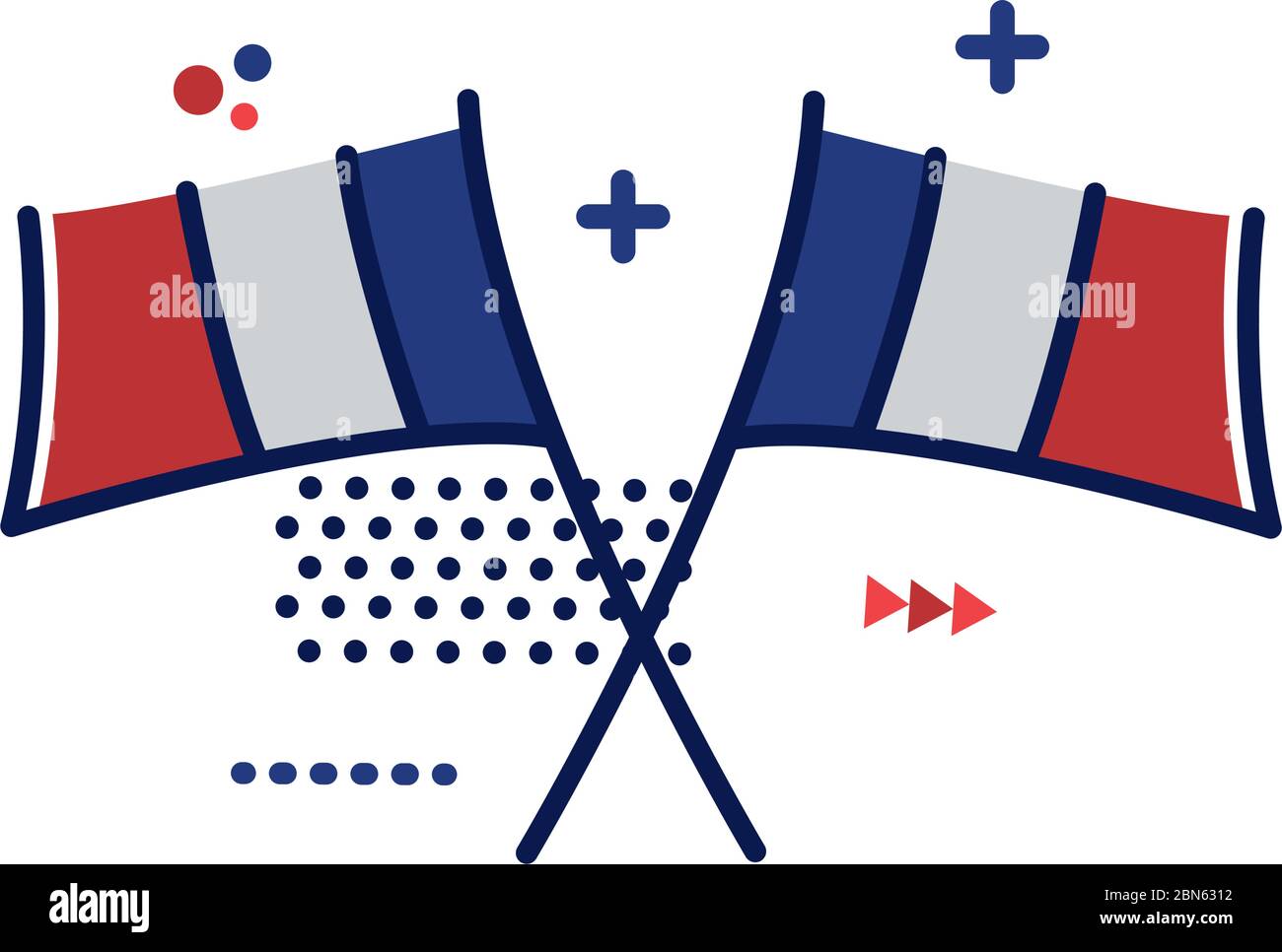 france flags flat style icon Stock Vector Image & Art - Alamy