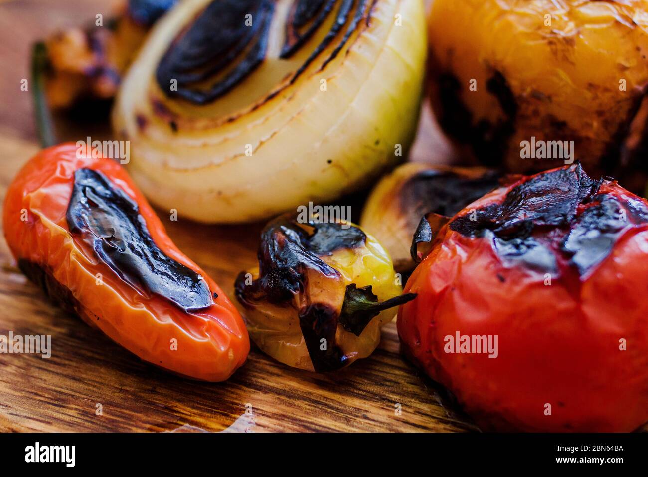 burnt chilies for a mexican sauce spicy food in mexico Stock Photo - Alamy