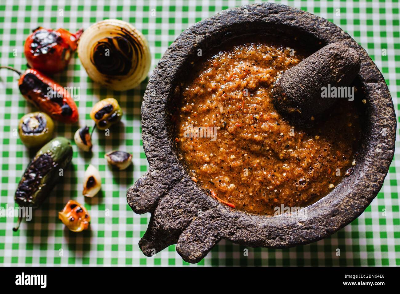 Salsa Tatemada, mexican sauce made with burnt chilies in mexico Stock ...