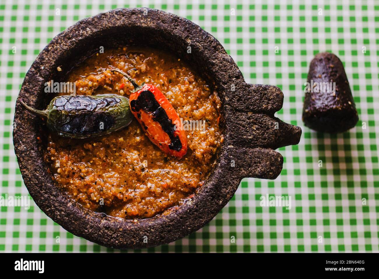 Salsa Tatemada, mexican sauce made with burnt chilies in mexico Stock ...