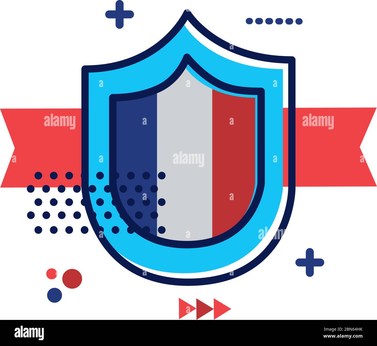 Paris national guard Stock Vector Images - Alamy