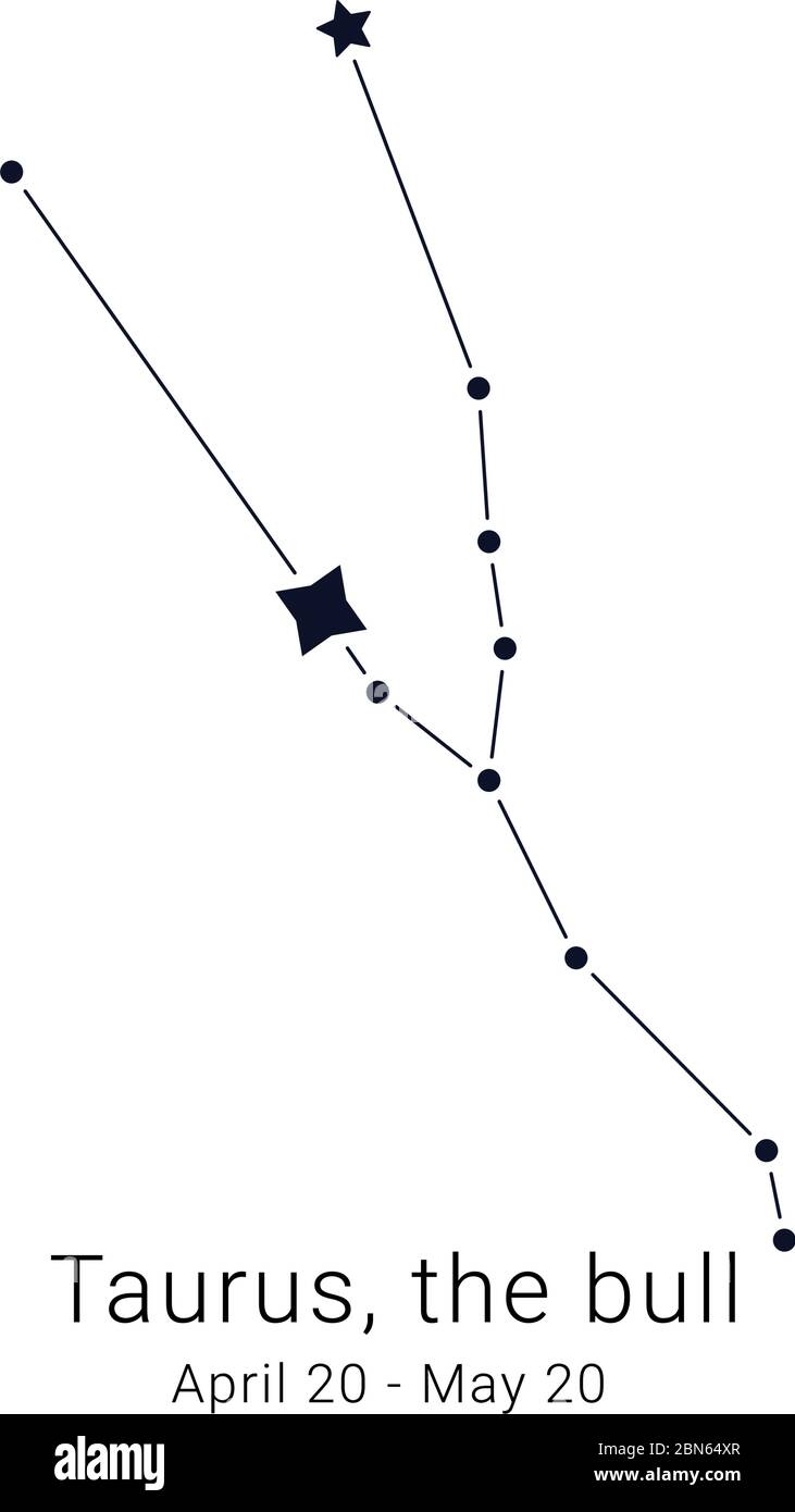 The constellation taurus date Stock Vector Images - Alamy