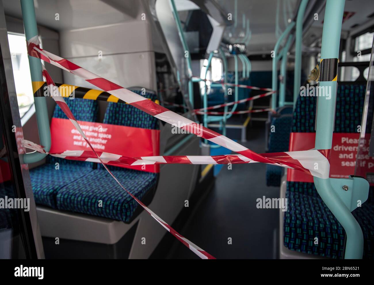 Taped bus hi-res stock photography and images - Alamy
