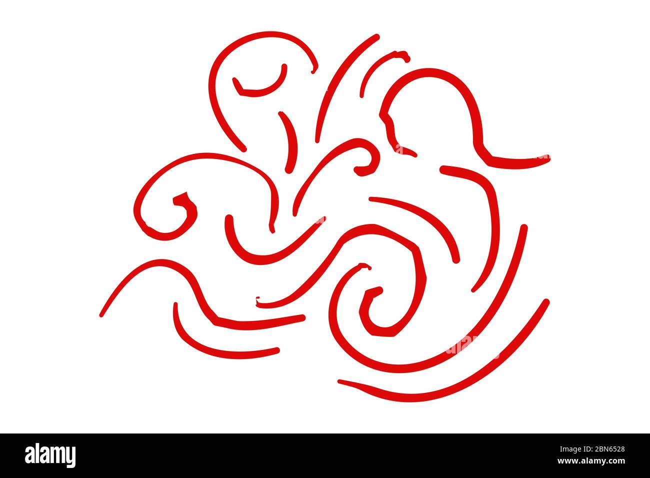 Straight graphic sketch lines on white hi-res stock photography and ...