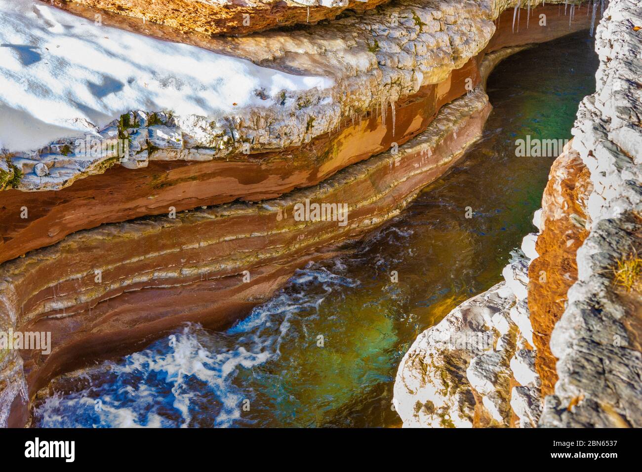 Italy Veneto - Valbelluna - San Antonio di Tortal - Trichiana Canyon ...