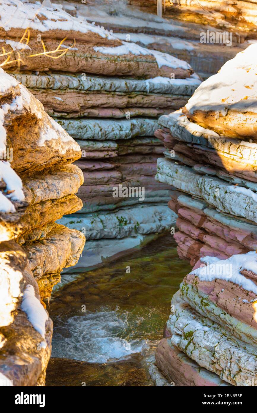 Italy Veneto - Valbelluna - San Antonio di Tortal - Trichiana Canyon ...
