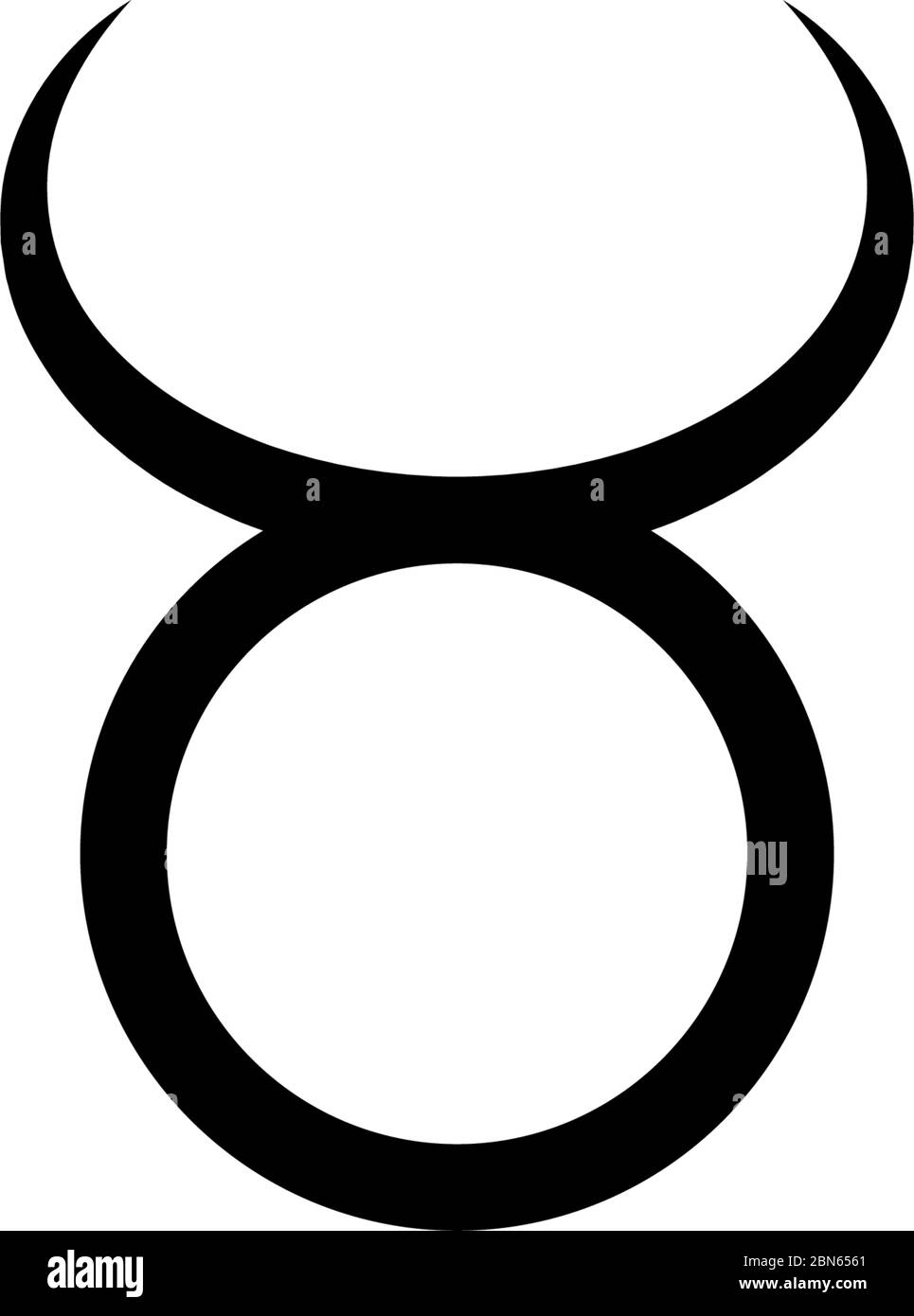 Sign of the zodiac. Taurus, the bull Stock Vector Image & Art - Alamy