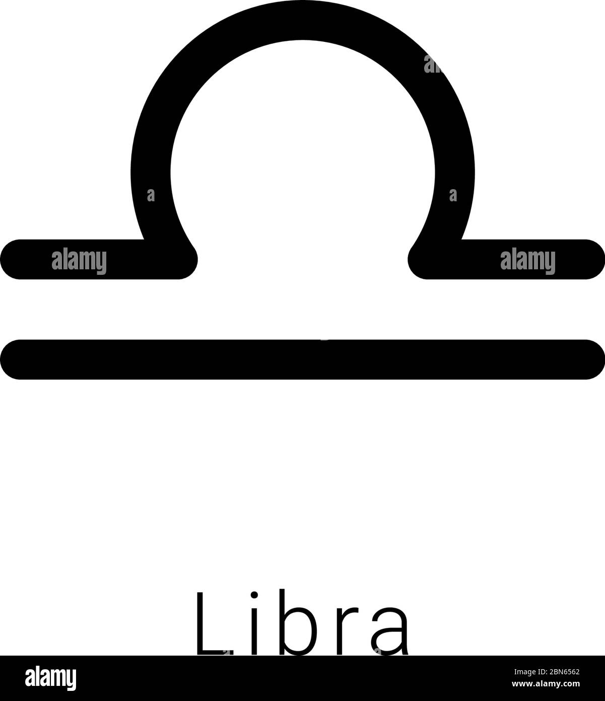 Sign of the zodiac. Libra, the scales Stock Vector Image & Art - Alamy