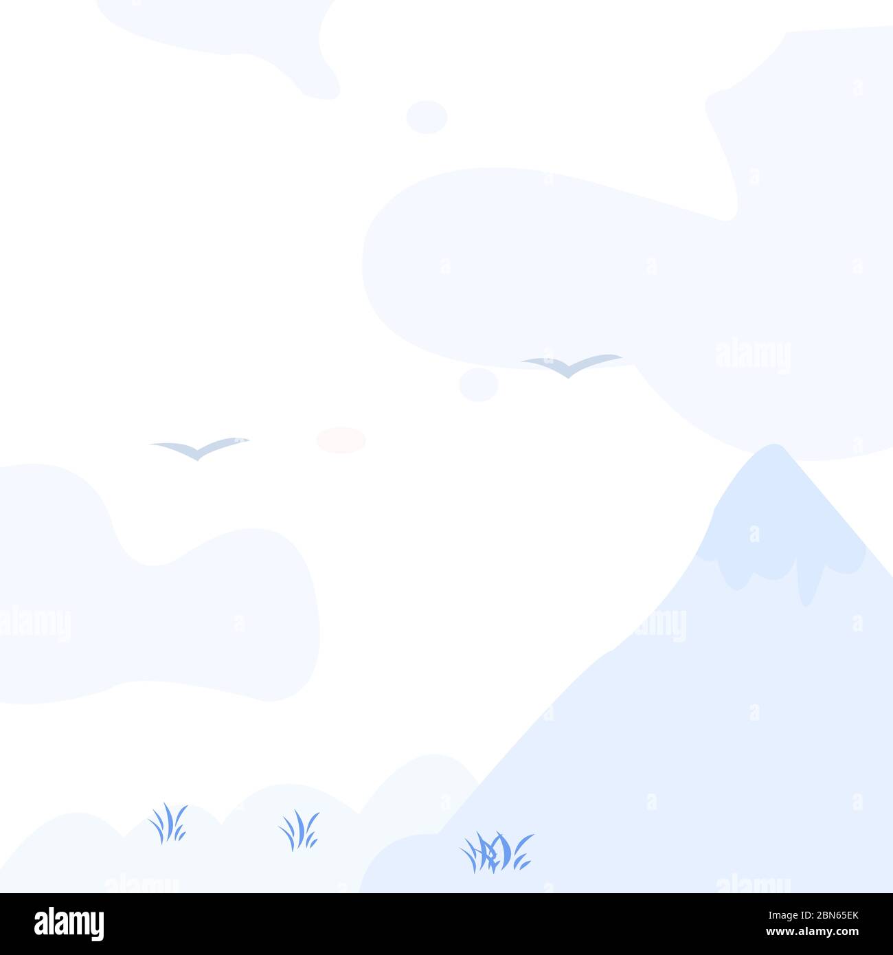 a background with mountain in blue color Stock Photo - Alamy