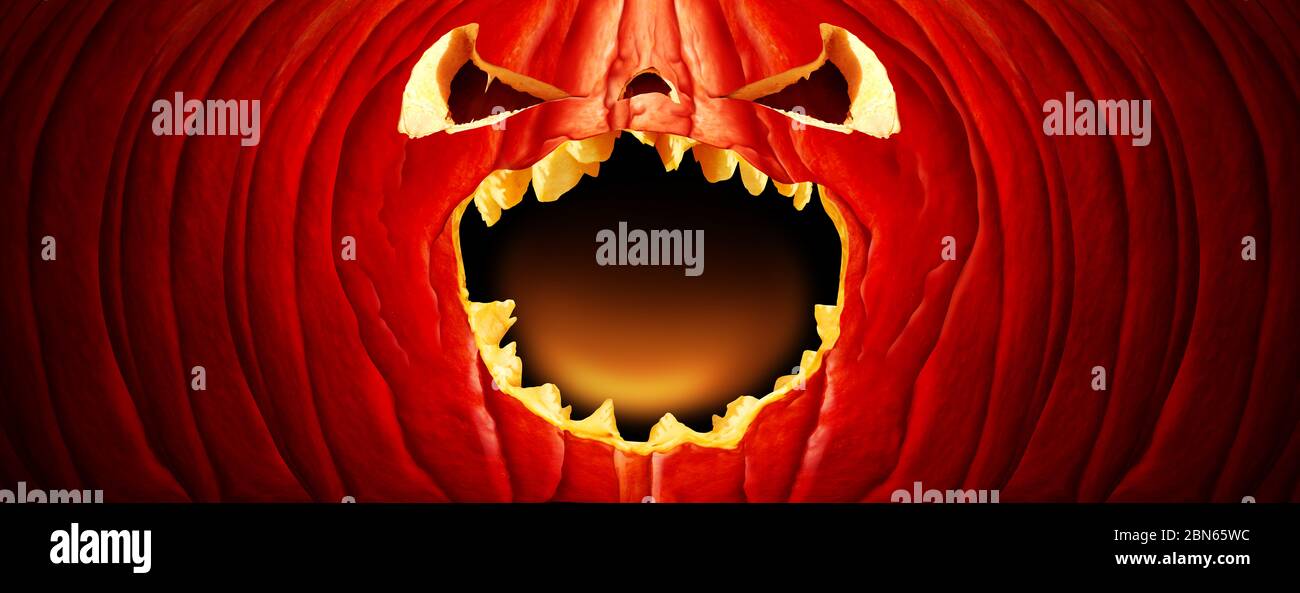 Open mouth halloween pumpkin hi-res stock photography and images - Alamy