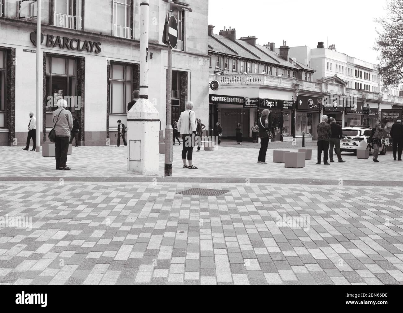 eastbourne lockdown shopping, isolate, desolate, covid 19, corona virus ...