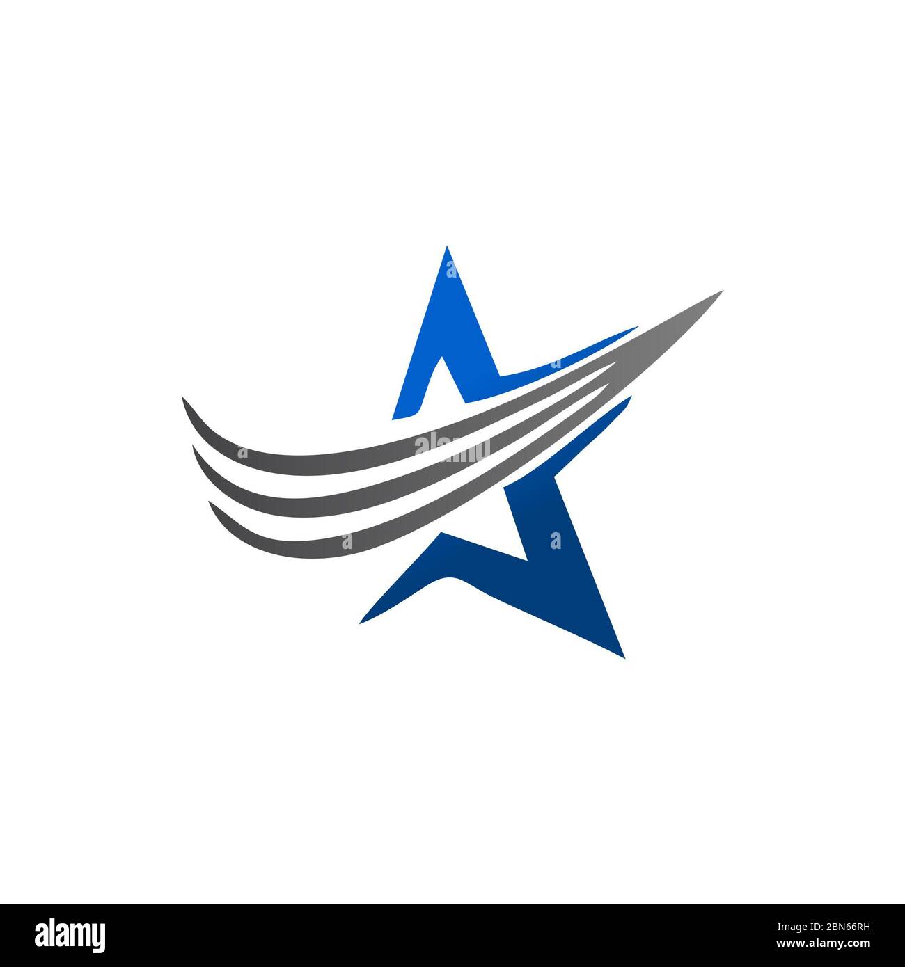 blue and gray stars on white background Stock Photo - Alamy