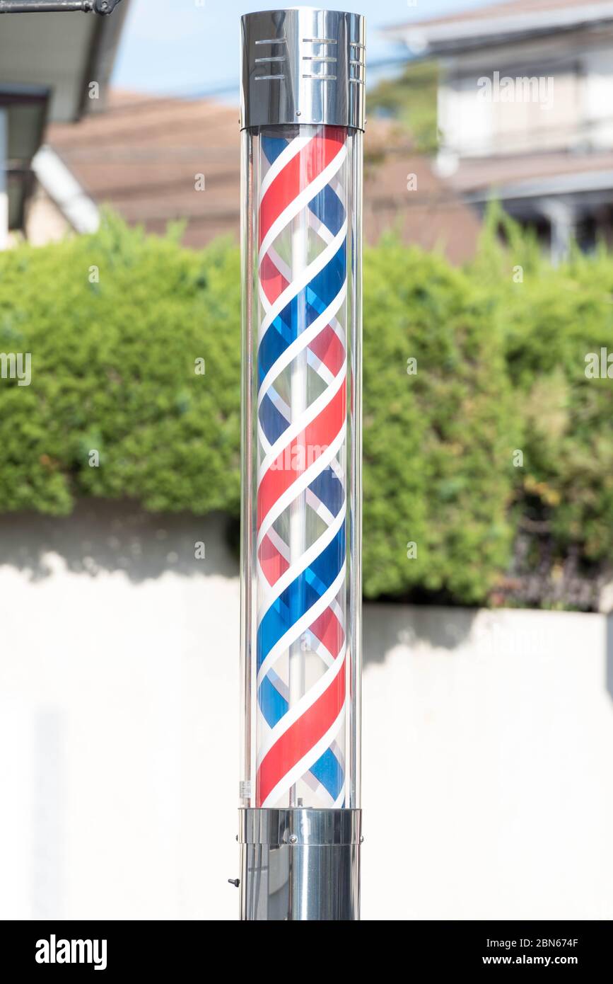 Barber pole illustration hi-res stock photography and images - Alamy