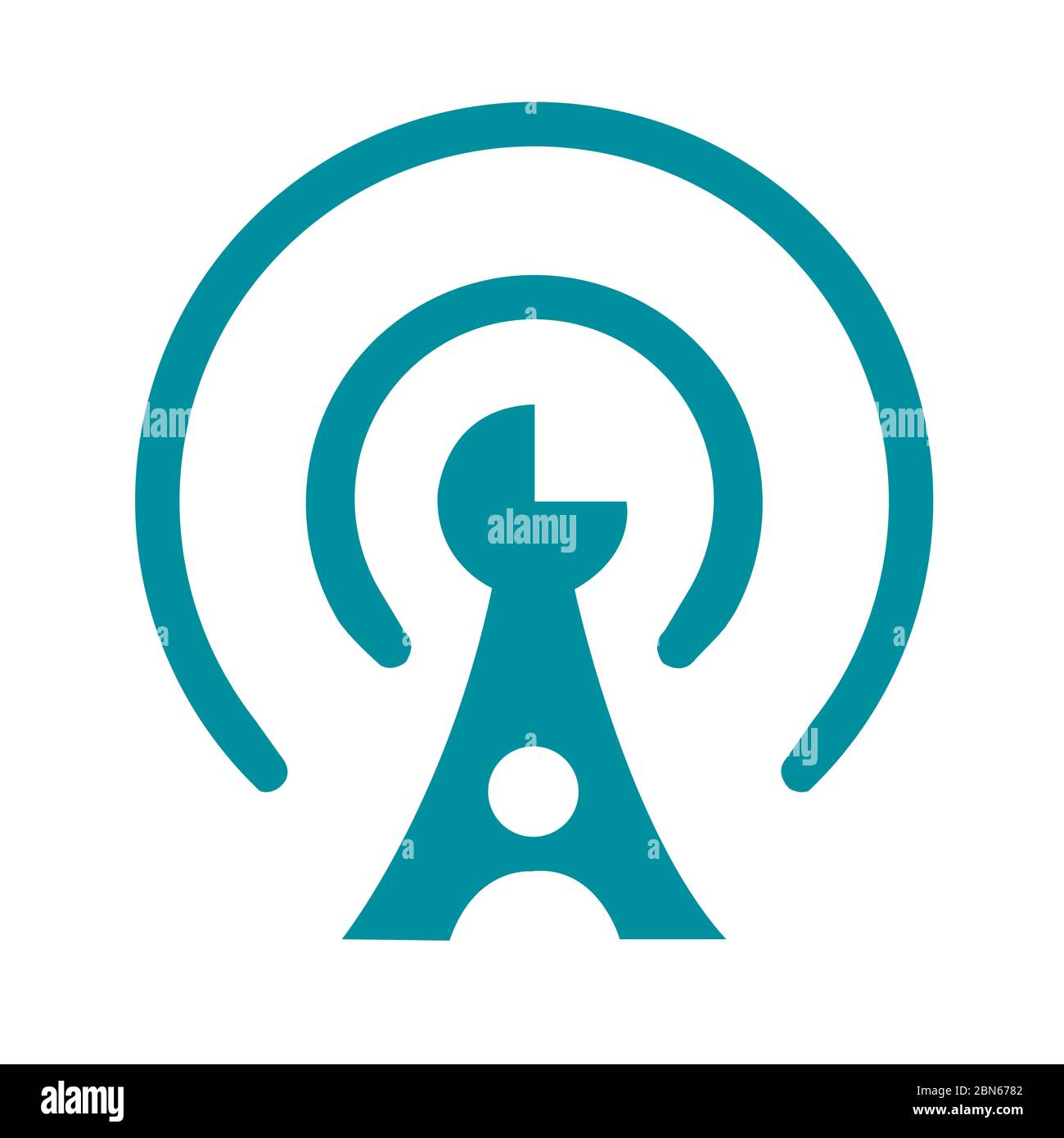 blue telecommunications on white background Stock Photo - Alamy