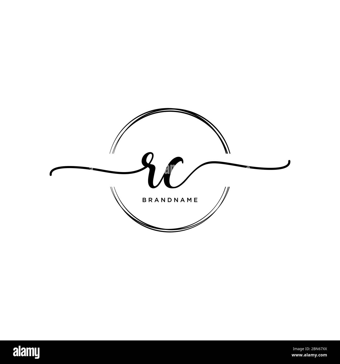 Letter rc vector vectors hi-res stock photography and images - Alamy