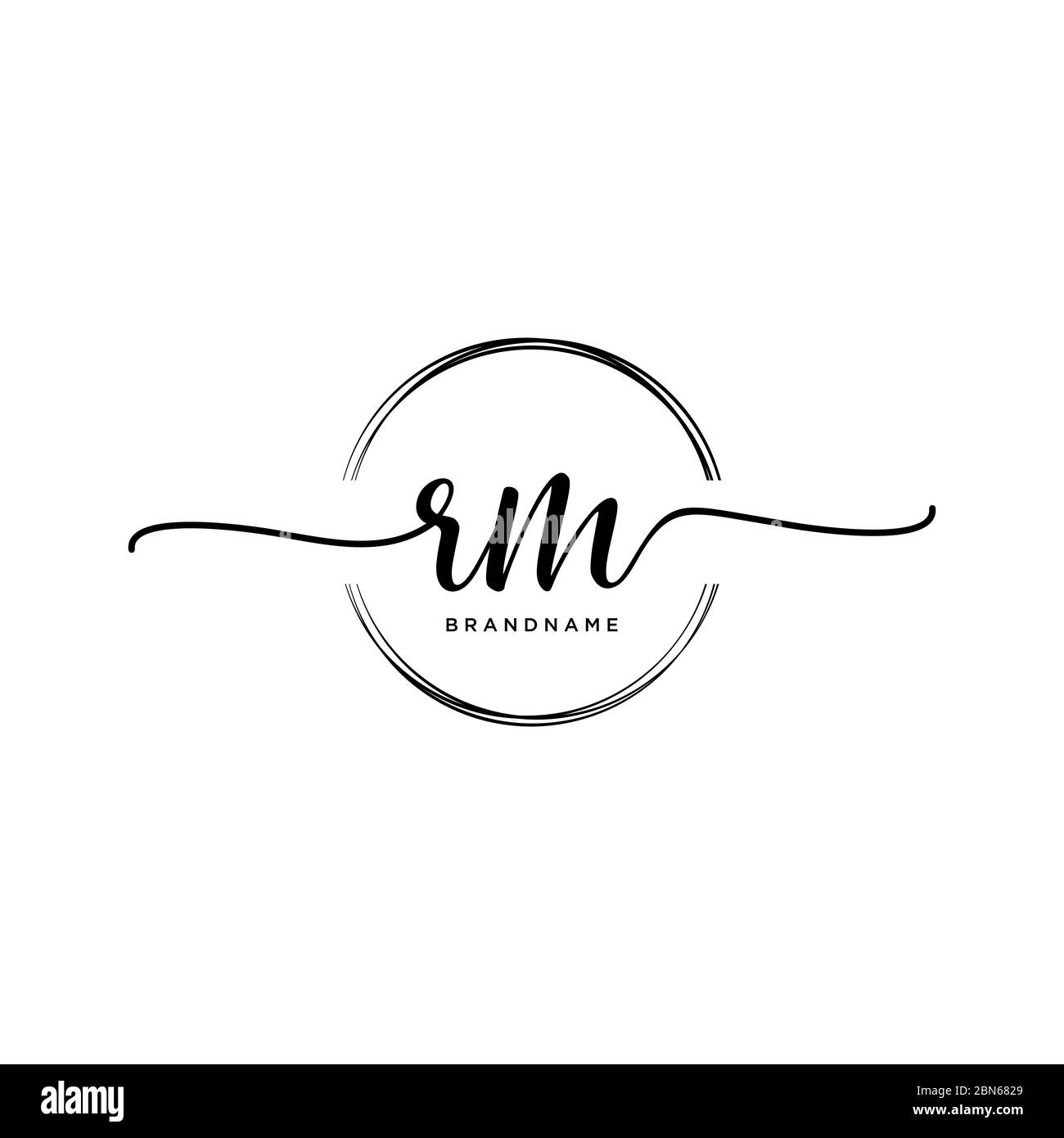 Initial letter rm hi-res stock photography and images - Alamy