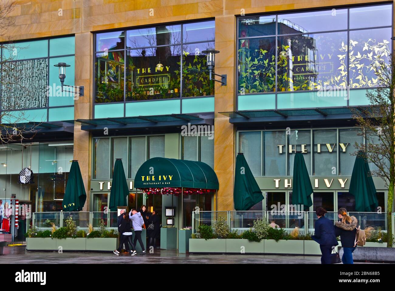 A street view of The Ivy, a recently opened restaurant in The Hayes in ...