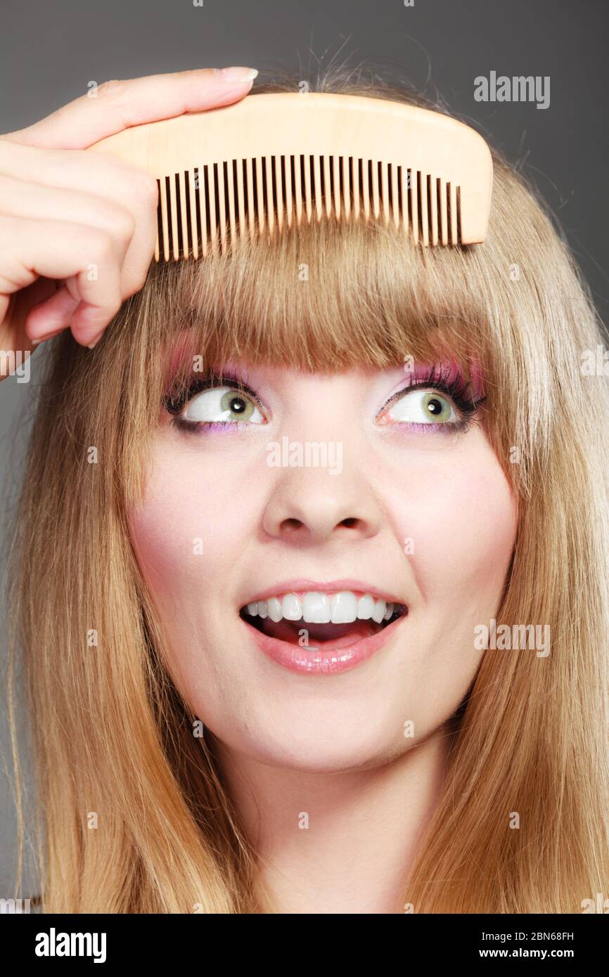 Short bob hairdo hi-res stock photography and images - Alamy