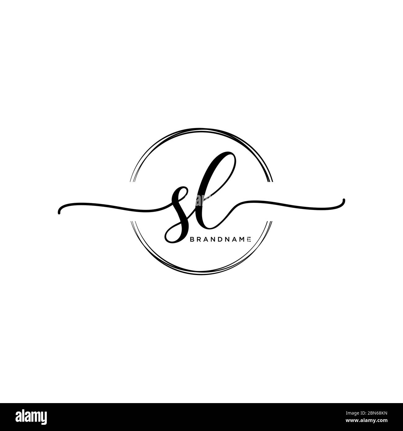 Letter Sl Logo Cut Out Stock Images & Pictures - Alamy