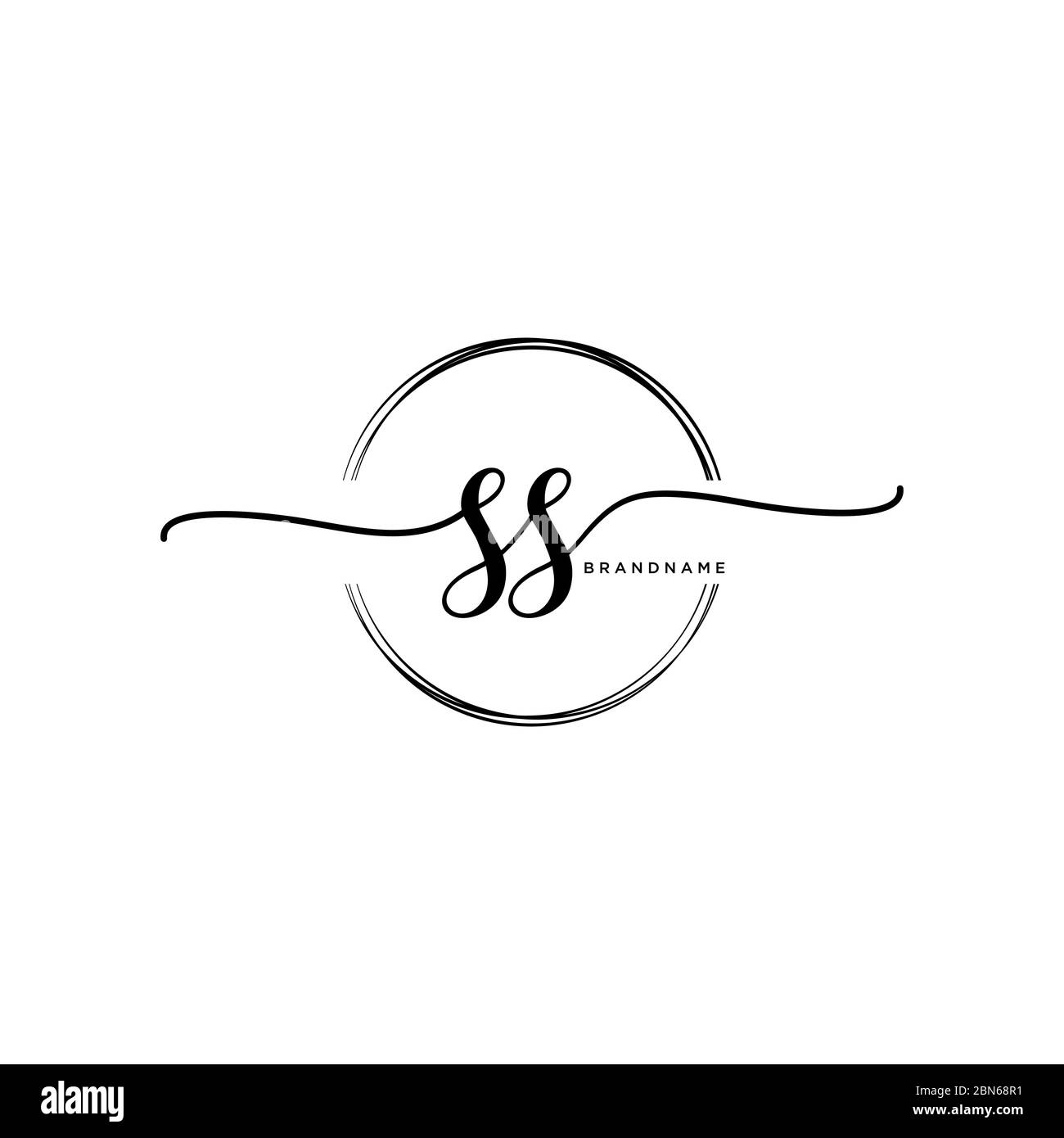 Ss monogram vector vectors hi-res stock photography and images - Alamy