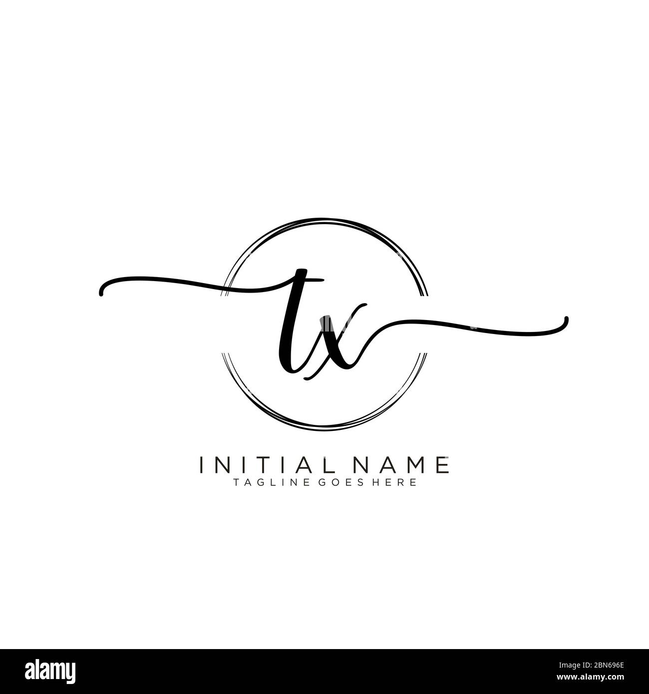 Tx initials logo hi-res stock photography and images - Alamy