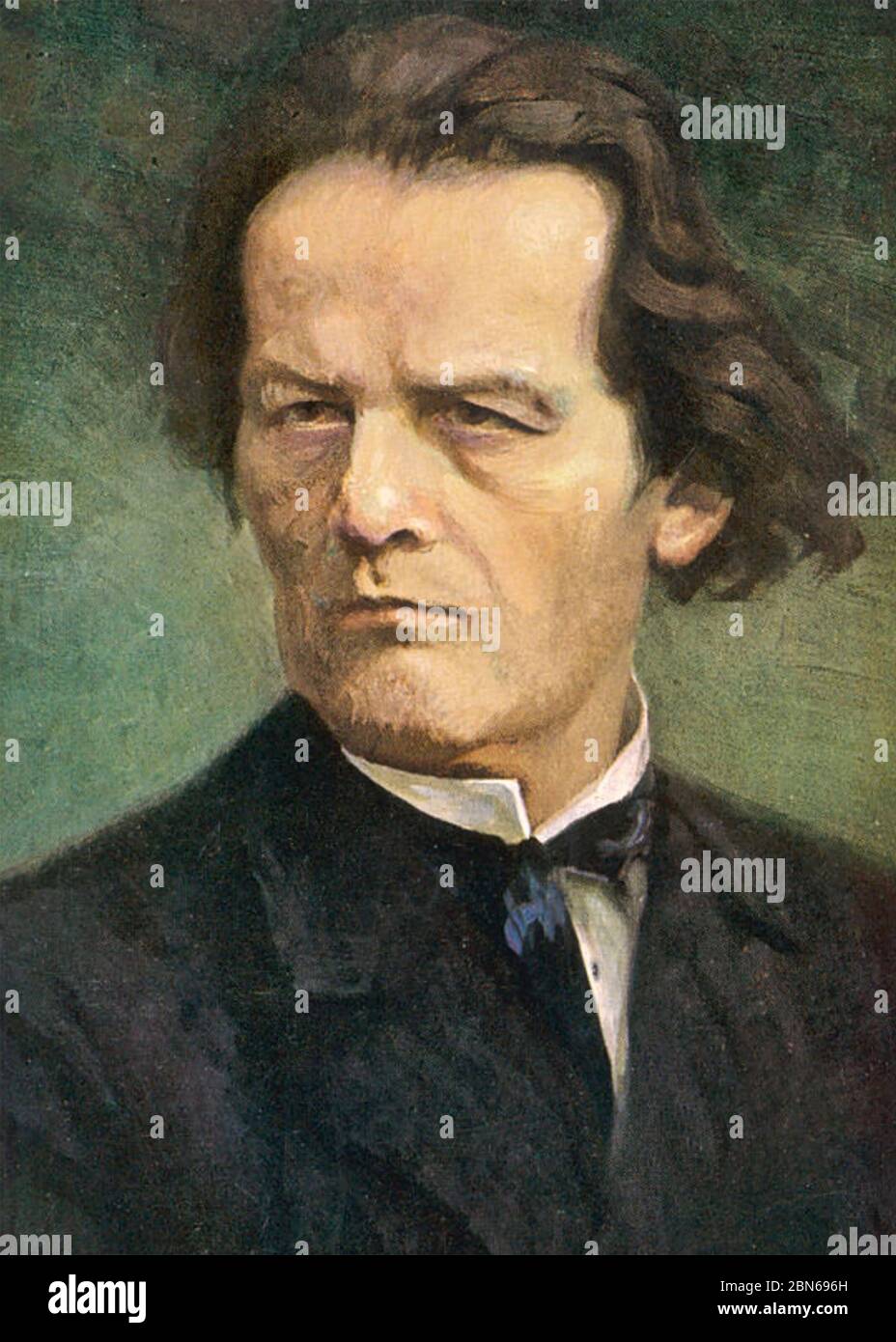 ANTON RUBINSTEIN (1829-1894) Russian composer and conductor Stock Photo ...