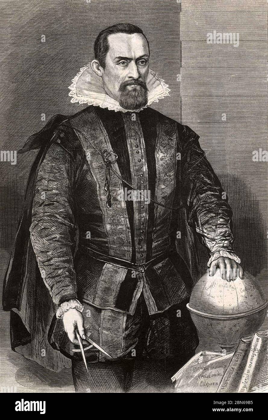 JOHANNES KEPPLER (1571-1630) German astronomer and mathematician, about ...