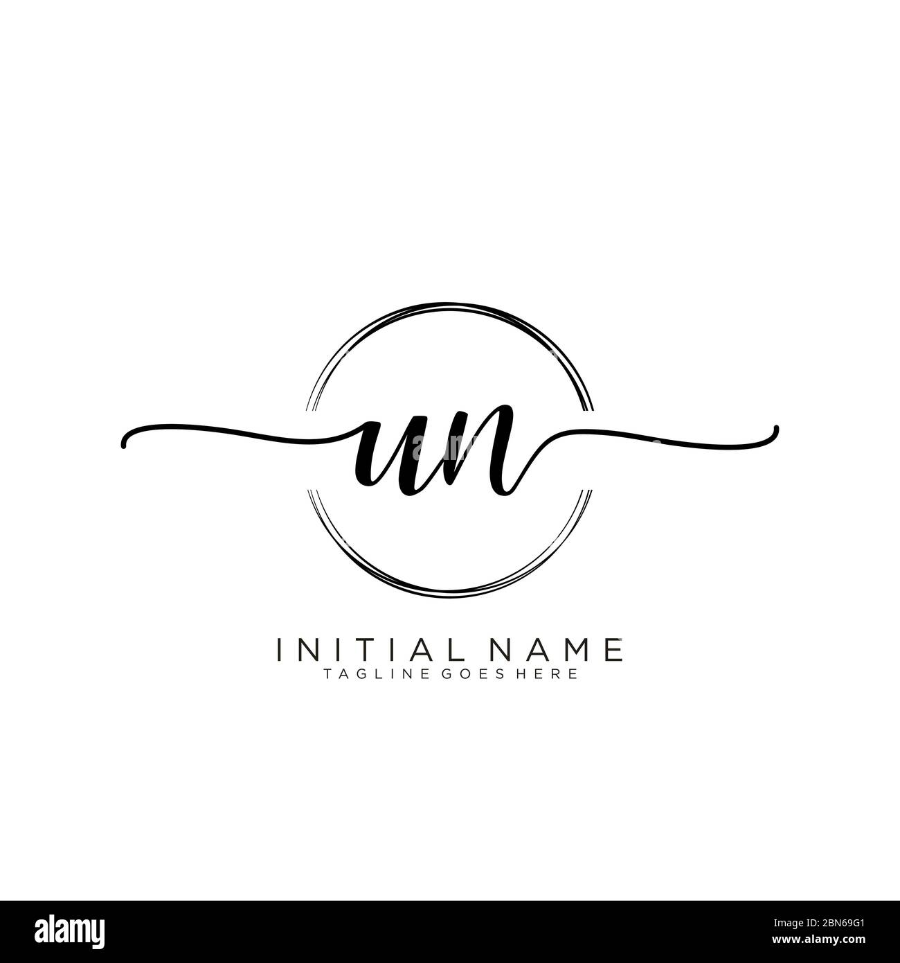 Un logo vector vectors hi-res stock photography and images - Alamy