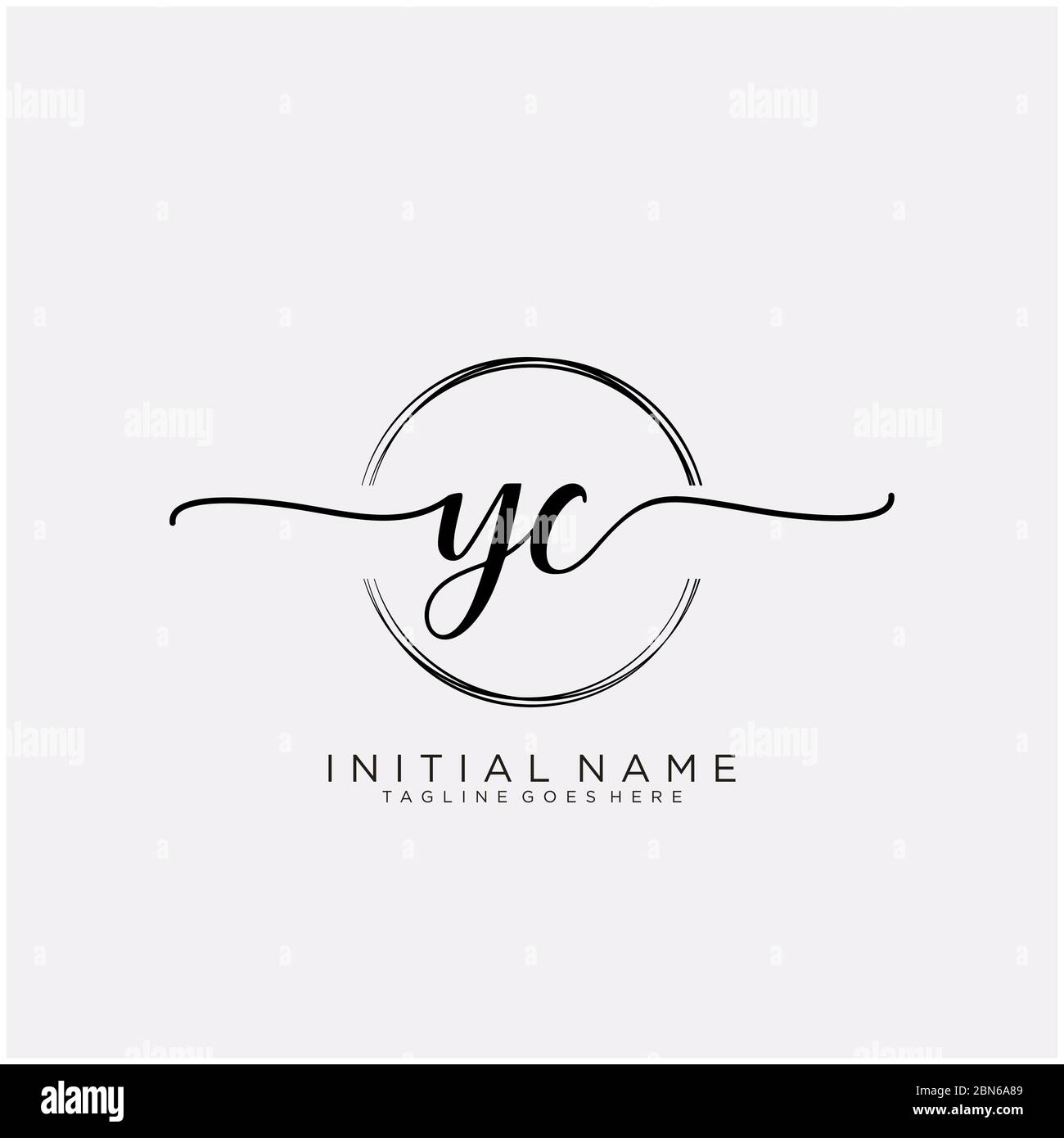 Letter yc logo Stock Vector Images - Alamy