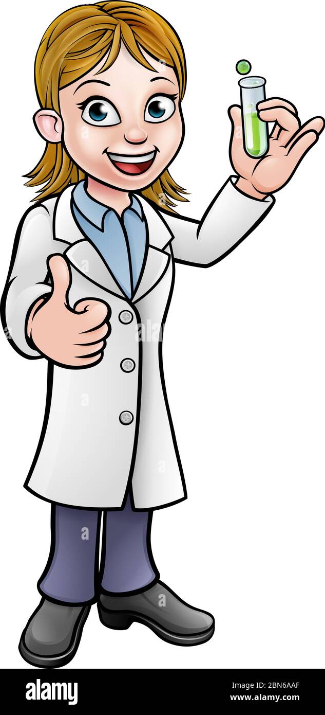 Test tube and person Cut Out Stock Images & Pictures - Alamy