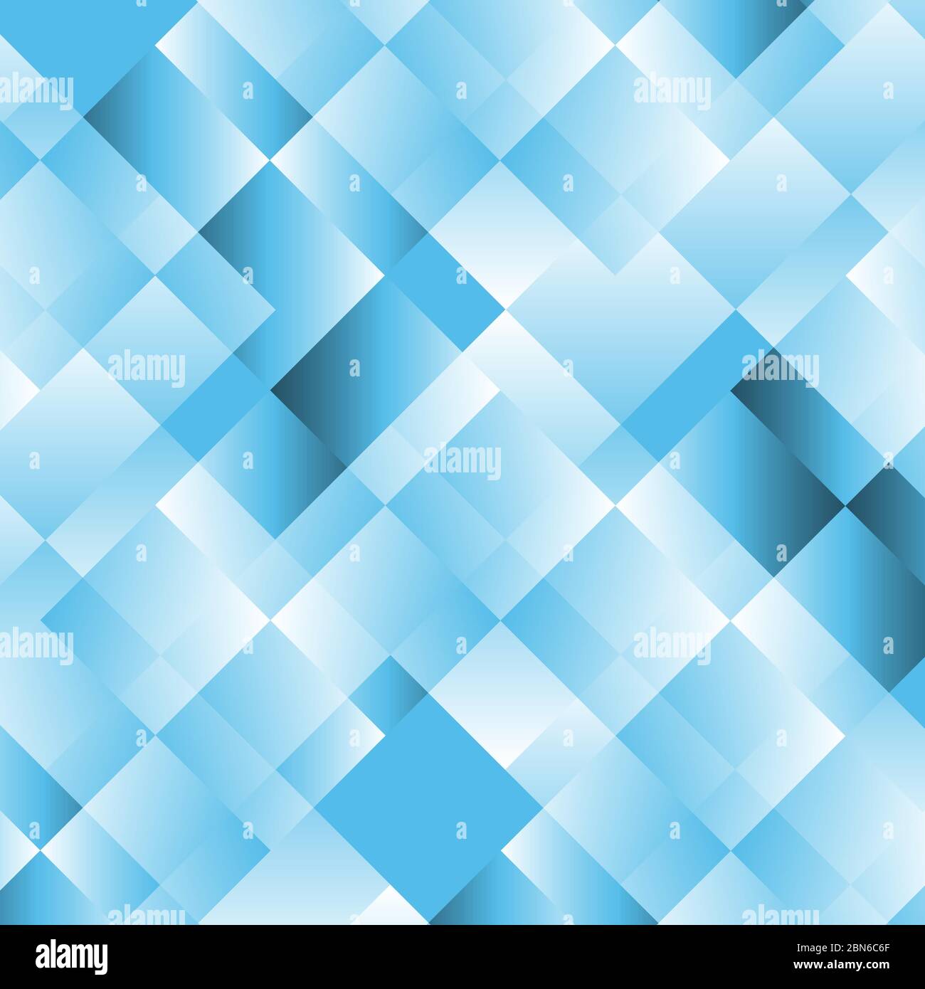 Blue and white square with light abstract background. Use for modern ...