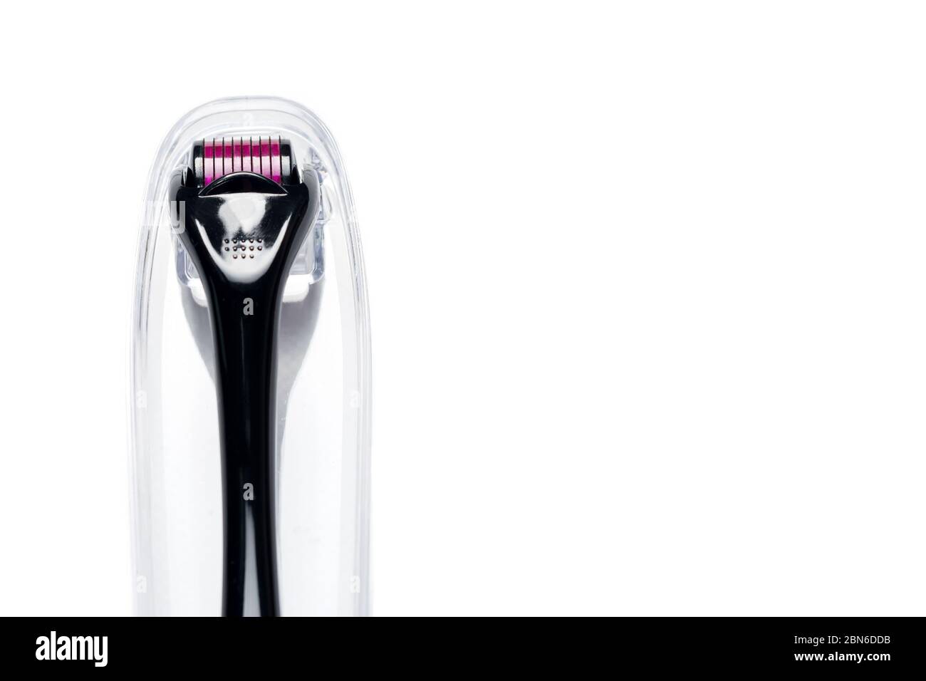 Derma roller isolated on white background. Beauty treatment ...