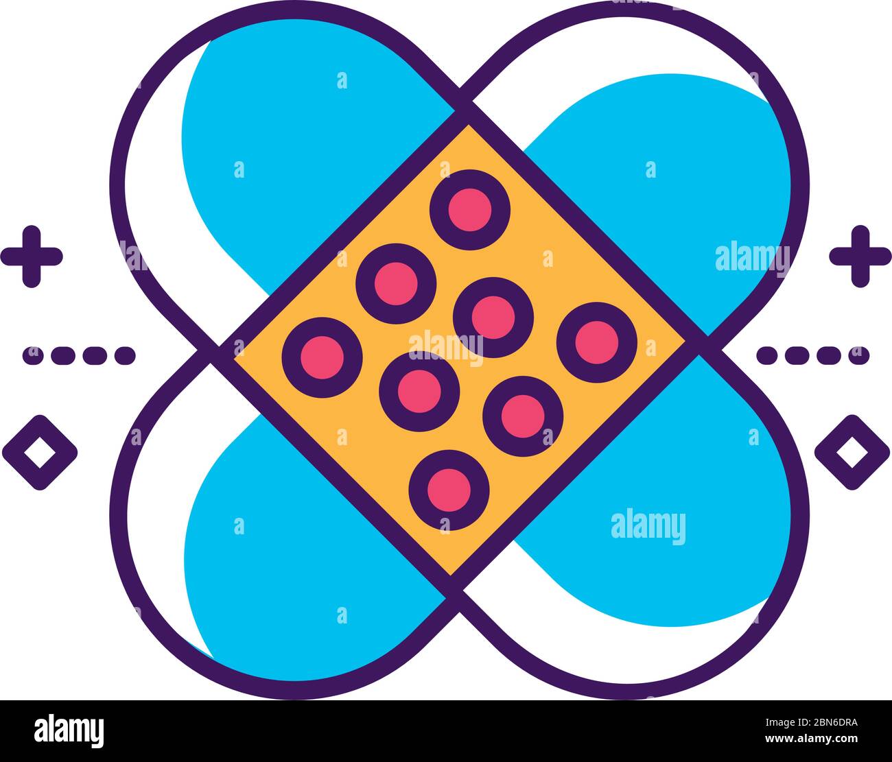 Medical cure band line hi-res stock photography and images - Alamy