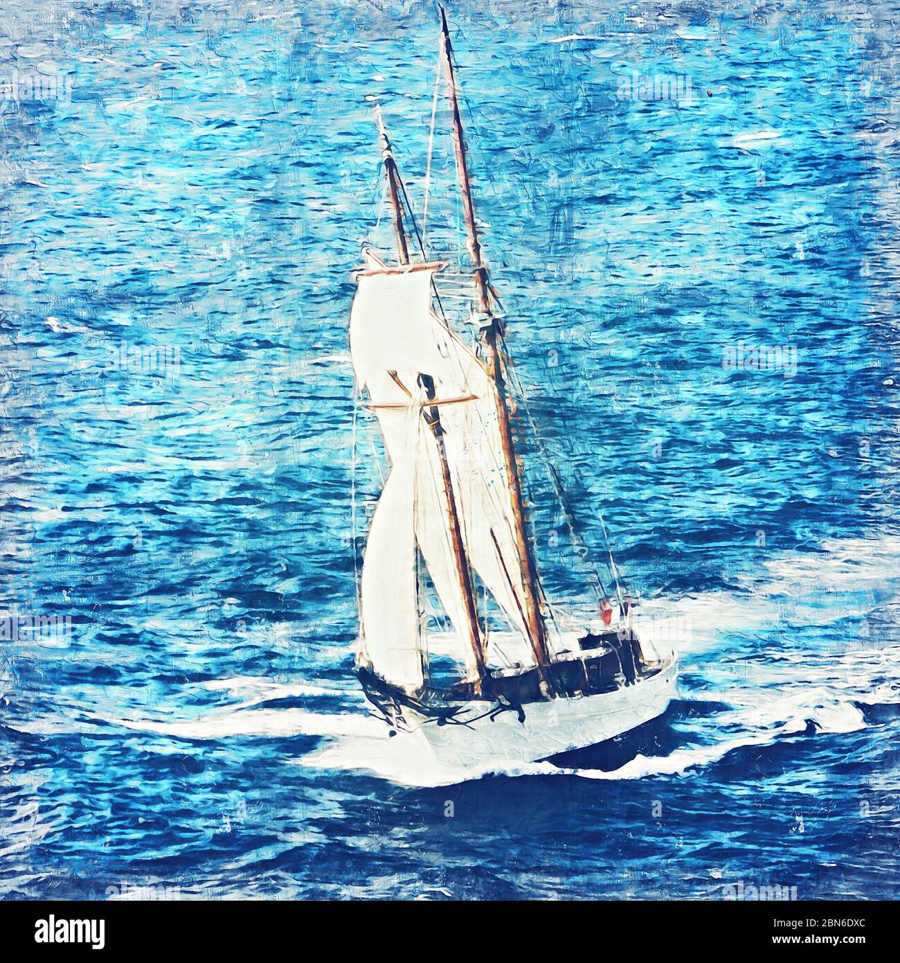 Big wave ocean sailing hi-res stock photography and images - Alamy