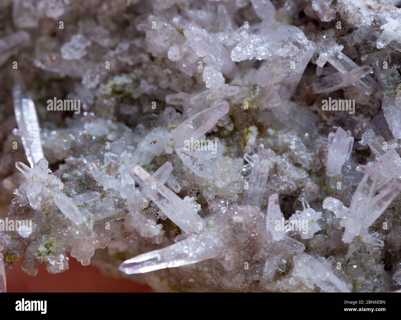 mineral specimen quartz gem stone rock geology Stock Photo - Alamy