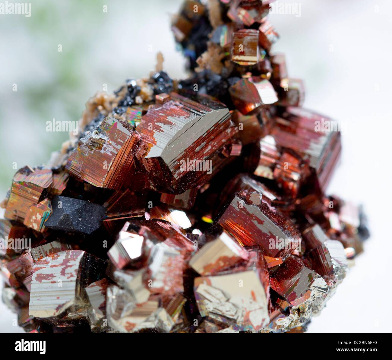 mineral specimen quartz gem stone rock geology Stock Photo - Alamy