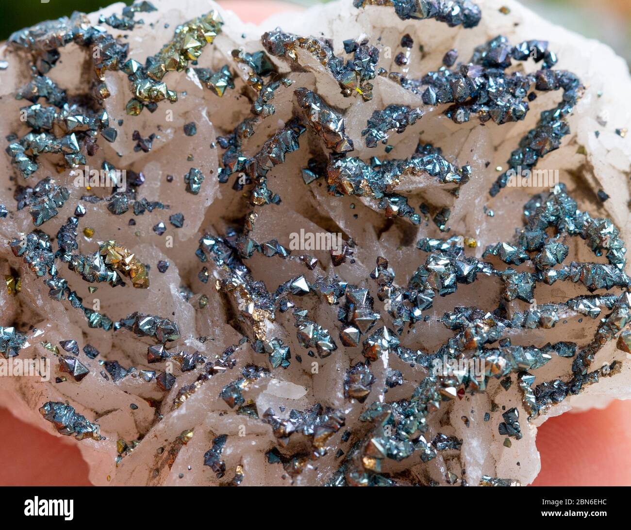 mineral specimen quartz gem stone rock geology Stock Photo - Alamy