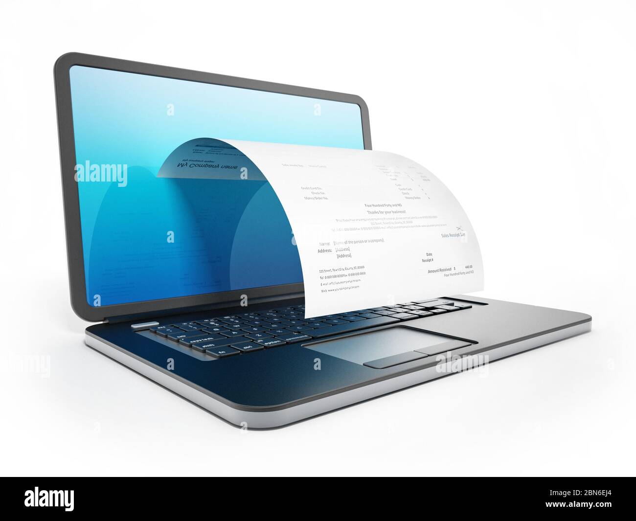 Electronic receipt hi-res stock photography and images - Alamy